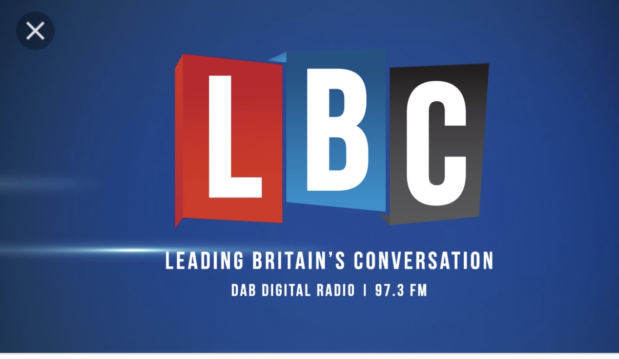 Talking to LBC (London Radio) about sin, sex and God -(as captured by ...